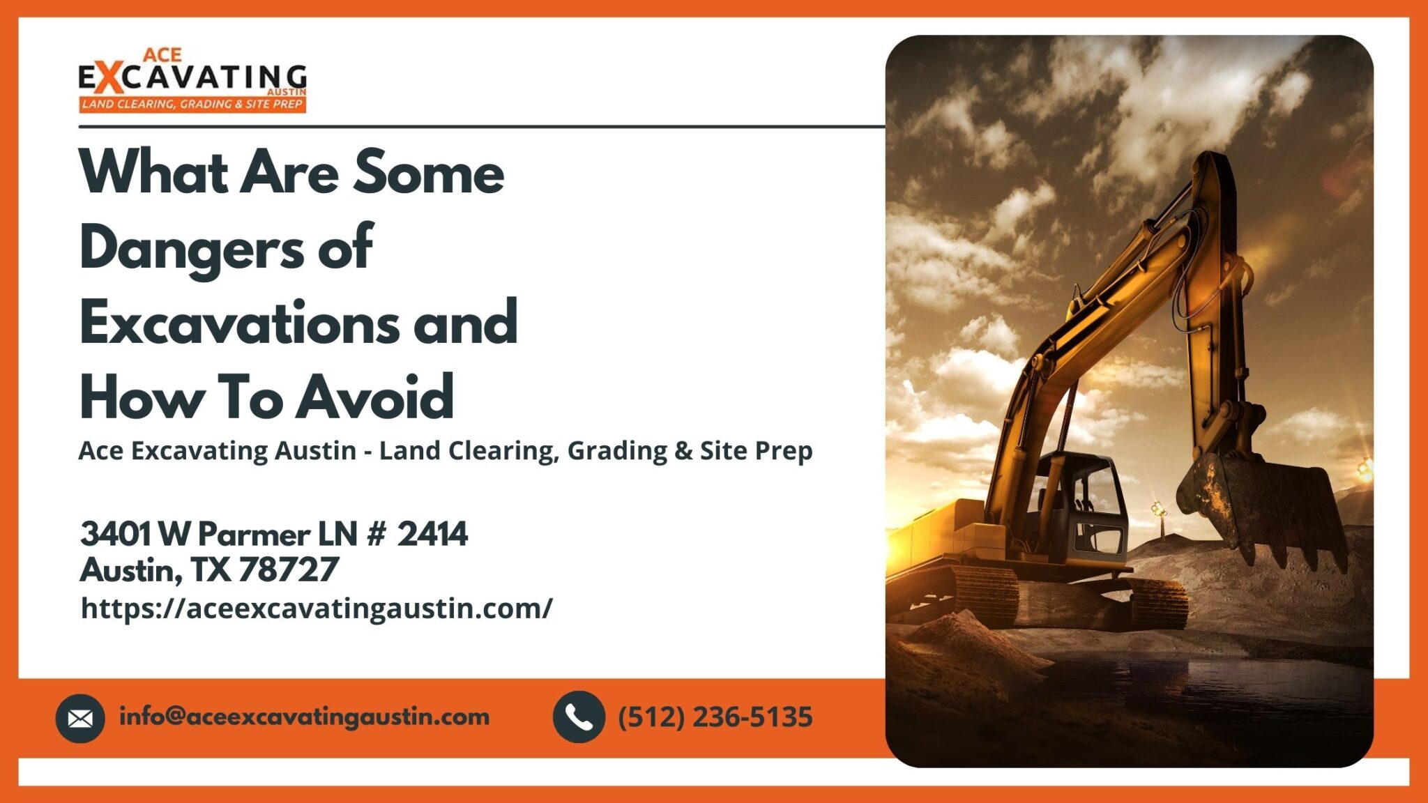What Are Some Dangers of Excavations and How To Avoid? - Ace Excavating ...